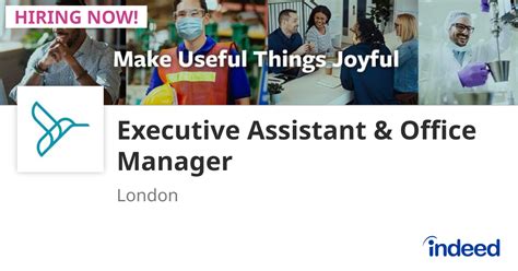 Executive Assistant And Office Manager London