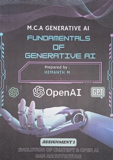 Hemanth M On Linkedin Generativeai Chatgpt Openai Ganarchitecture