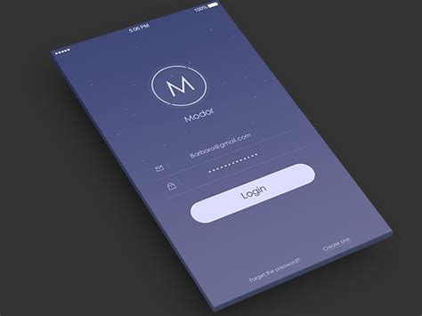 Login Interface App App Interface App Interface