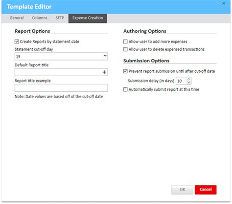 Add New Template Sftp