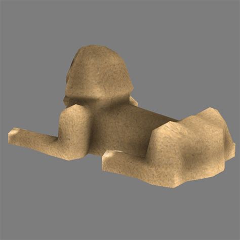 3d Sphinx Model