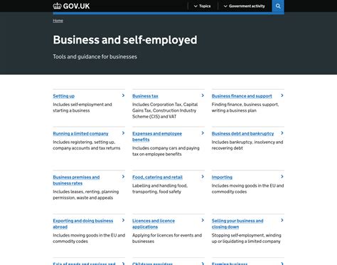 Rolling Out A New Design For Browsing Gov Uk By Topic Inside Gov Uk