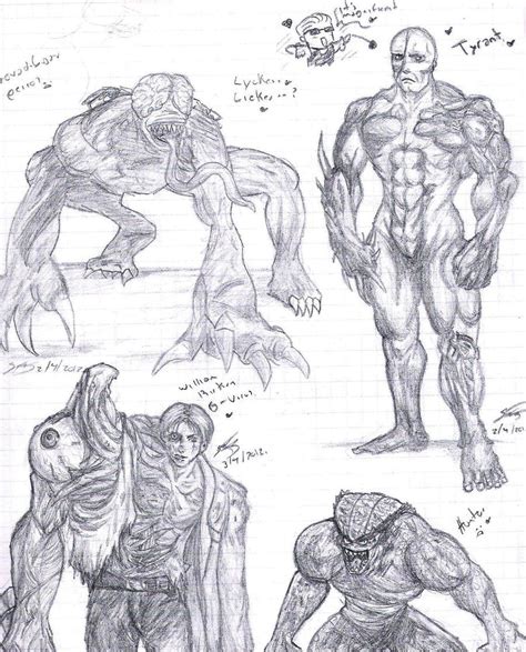 Resident Evil Monsters By Minimouw On Deviantart