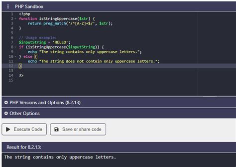 How To Check If A String Contains Only Uppercase Letters In Php Athenalinks