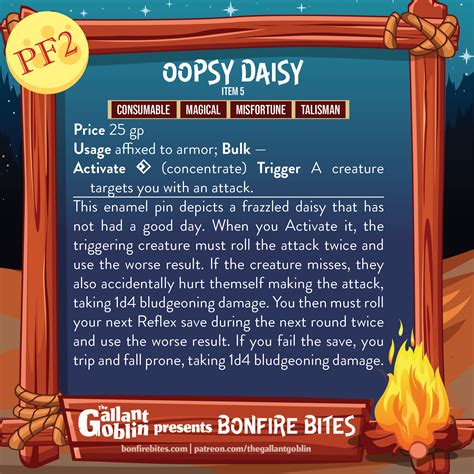 Oopsy Daisy The Gallant Goblin