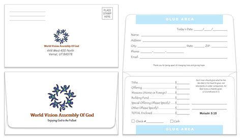 65 Remittance Envelope Template