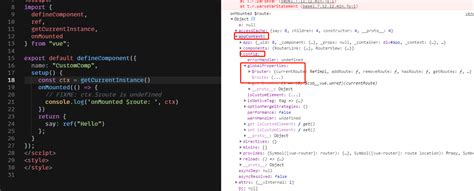 Why The Route Is Not In The Ctx But Can Be Found And Parsed In The