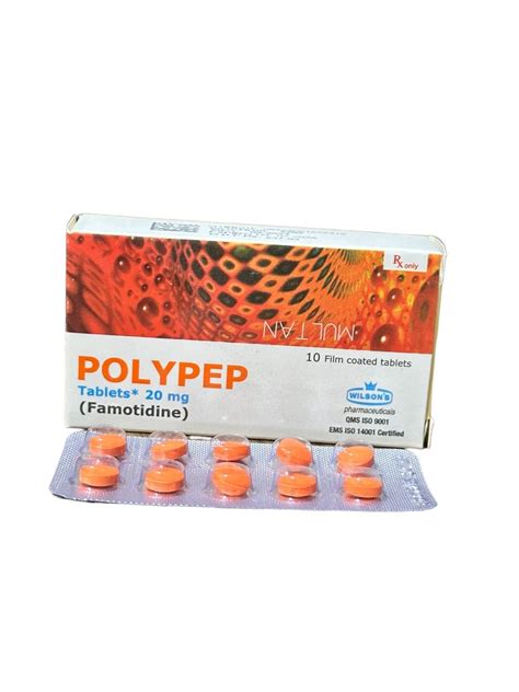 Polypep Tablets 20mg 1 Box 10 Tablets Multan Plus Pharmacy