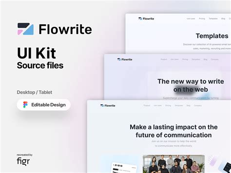 Make Flowrite Ui Your Own By Figr Design On Dribbble
