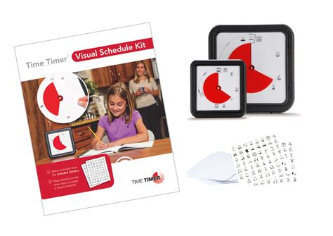 Time Timer Visual Schedule Kit Robo Educational Toys