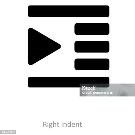 Right Indent Stock Illustration Download Image Now Concepts