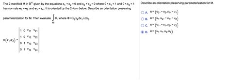 Describe An Orientation Preserving Parameterization