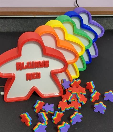 Happy Pride From My Meeples Army R 3dprinting