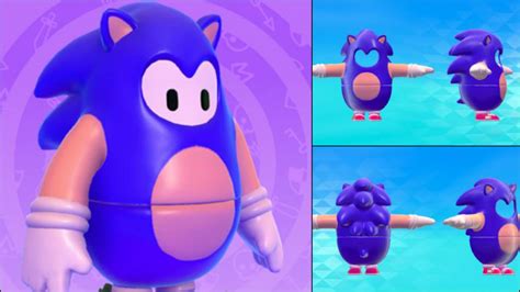 Fall Guys Announces An Official Sonic Skin Date And Details