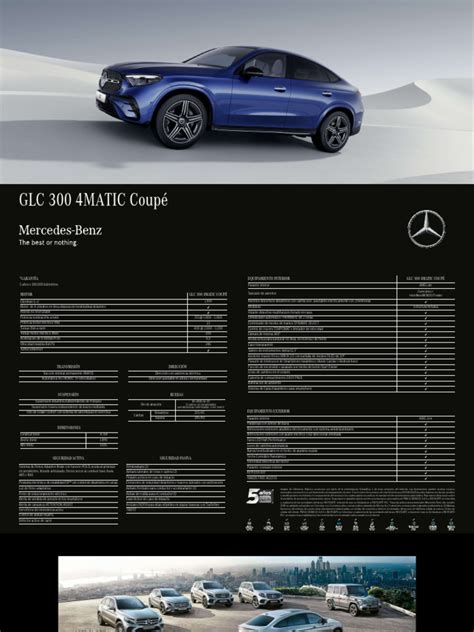 Ficha Técnica Mercedes Benz Glc 300 Pdf Airbag Vehículo De Motor