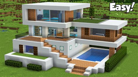 easiest way to build a house in minecraft hướng dẫn cực dễ cho người mới