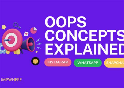 Oop Object Oriented Programming Concepts In Instagram Snapchat And
