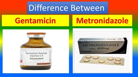 Distinction Between Gentamicin And Metronidazole Youtube