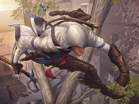 Download Wallpaper Figure Art Connor Assassins Creed 3 Patrickbrown