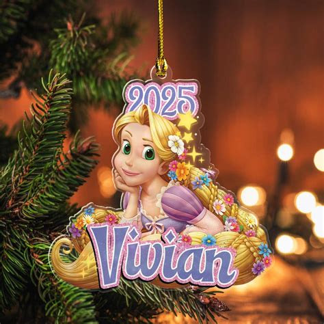 Personalized Princess Rapunzel Ornamentprincess Ornamentprincess