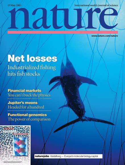 Volume 423 Issue 6937 15 May 2003