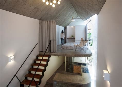 Perforated Brick Gable Screens Courtyard In Front Of Compact Hanoi House