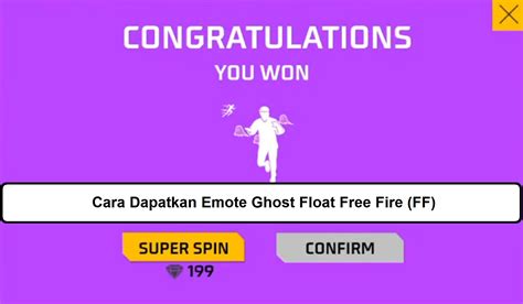 Cara Dapatkan Emote Ghost Float Free Fire Ff Esportsku