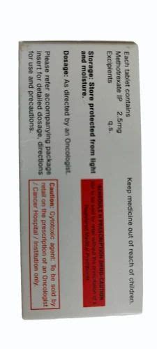 Celon Labs Methotrexate Methocel 2 5 Grade Standard Standard At ₹ 35 Strip In Nagpur