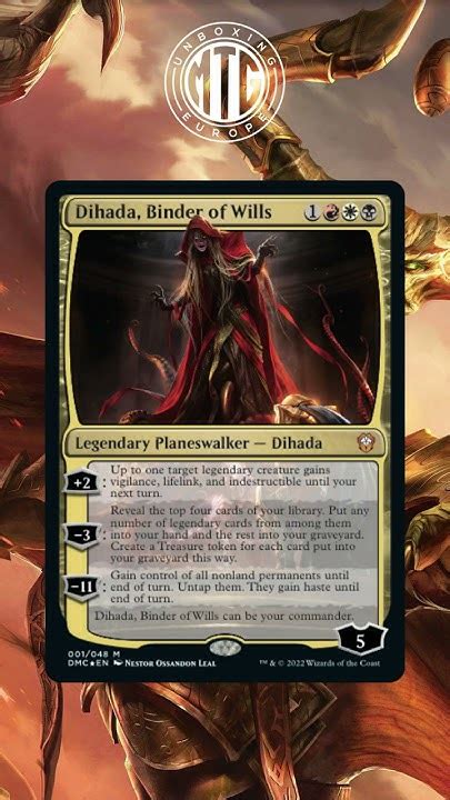 Commander Combos New Dihada Binder Of Wills With Underworld Breach