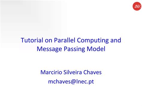 Tutorial On Parallel Computing And Message Passing Model C1 Ppt