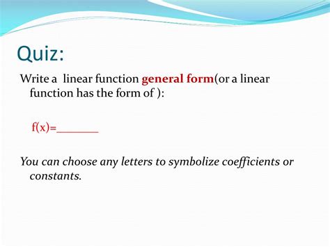 PPT 1 3 Linear Functions PowerPoint Presentation Free Download ID 2385193