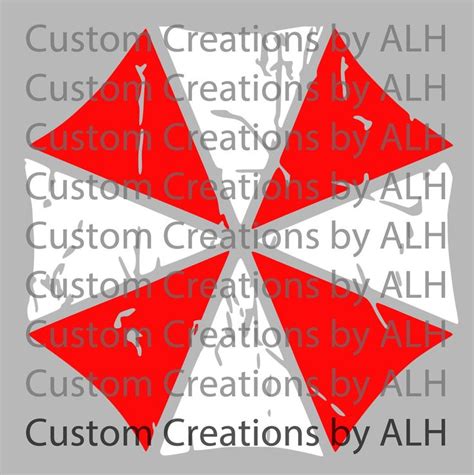 Umbrella Corporation Logo Svg Cut File Etsy Umbrella