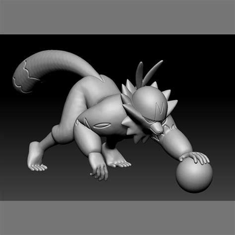 Stl File Pokemon Passimian 🐉・3d Printable Model To Download・cults