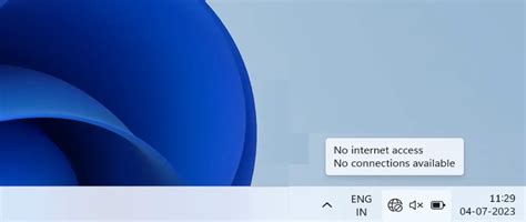 Not Connected No Connections Are Available In Windows