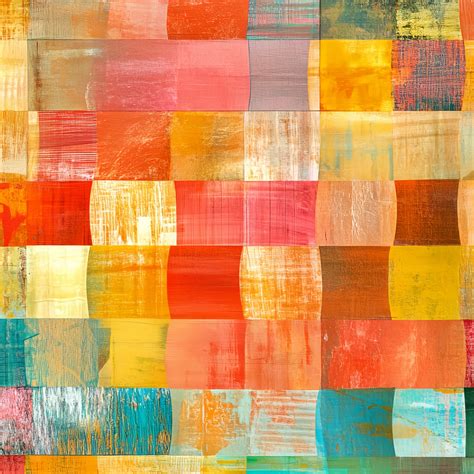 70s Photo Backdrop Vibrant Paint Grid Retro Backdrop Csh5 180