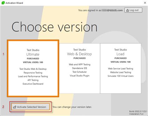 Activating Your License Progress Test Studio