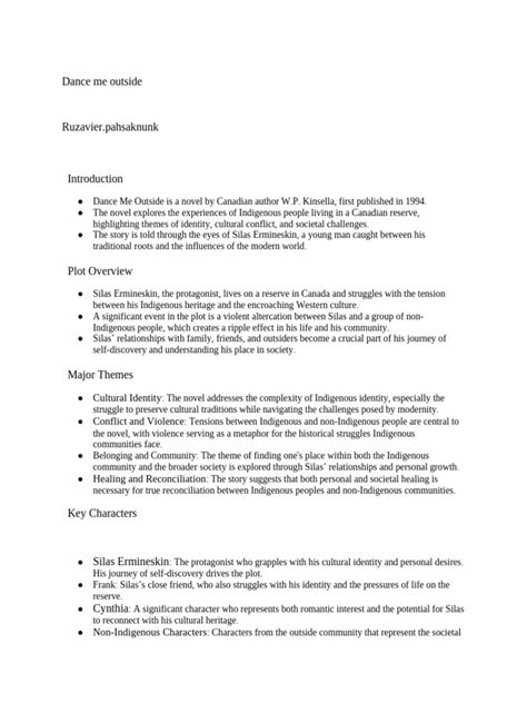 Dance Me Outside 1 Pdf Indigenous Peoples