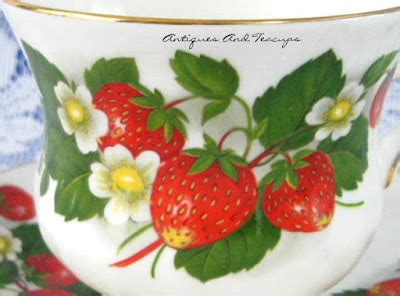 Antiques And Teacups Tuesday Cuppa Tea Strawberry Time