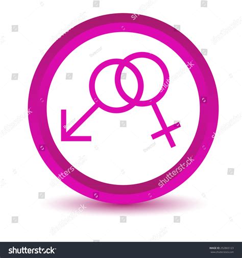 Purple Sex Icon On White Background Stock Vector Royalty Free 252865123 Shutterstock