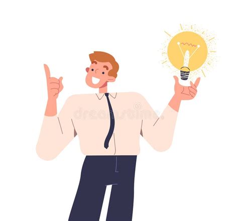 Finding Brilliant Idea Vector Concept Stock Vector Illustration Of Imagination Knowledge