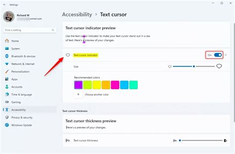 Enable Text Cursor Indicator In Windows 11 Geek Rewind