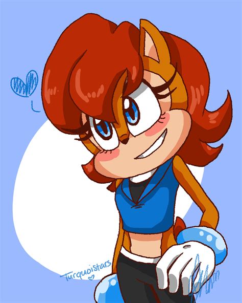Sally Acorn By Turquoistars On Deviantart