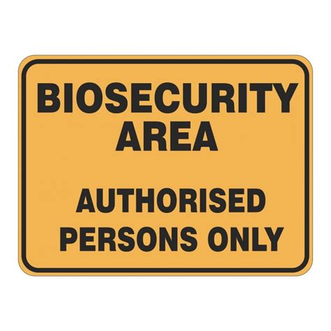 Biosecurity Signs
