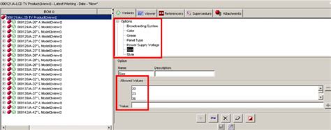 Defining Options And Option Values In PDM System Download Scientific Diagram