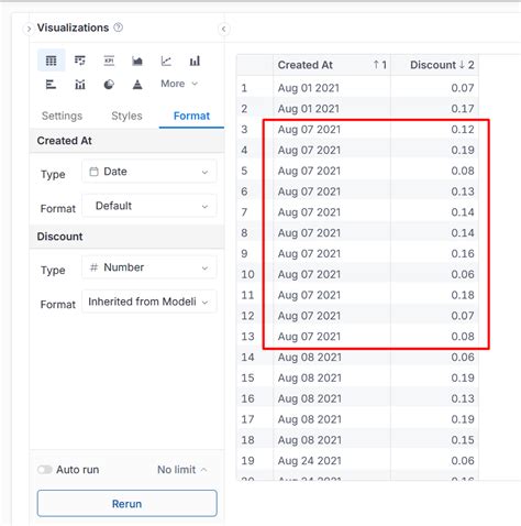 table sorting by two metrics not working as expected report bugs