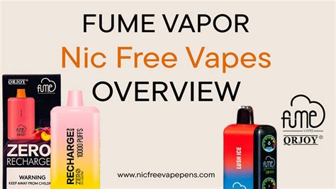 Best Zero Nicotine Fume Vapes Of 2024 A Detailed Overview
