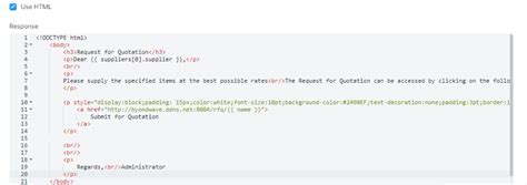 Jinja Template Failed In Email Template For Rfq Frappe Forum
