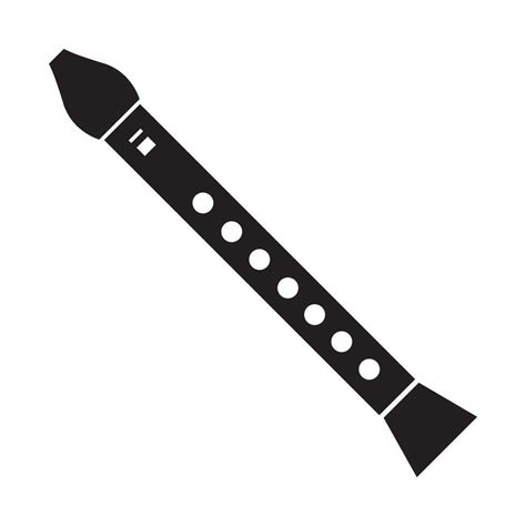 Flute Icon Logo Vector Design Template 38107642 Vector Art At Vecteezy