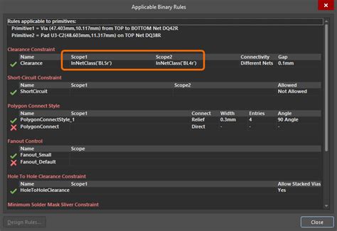 Defining Design Requirements Using The Constraint Manager Altium