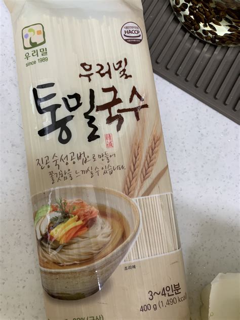 우리밀 통밀국수 400g 배민 장보기∙쇼핑